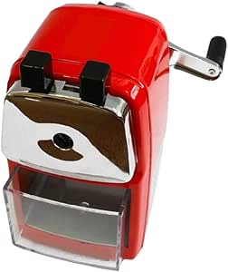 Helix Metal Desktop Pencil Sharpener - Red Body : Amazon.co.uk ...