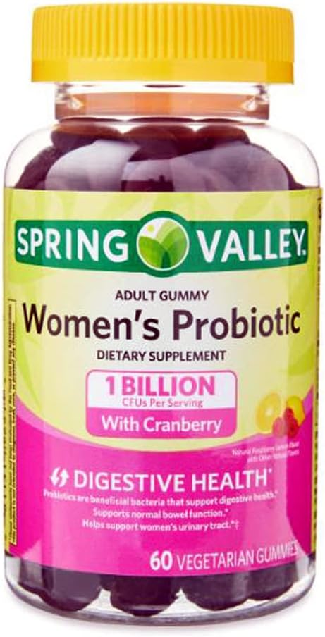 Amazon.com: Spring Valley Women's Probiotic Vegetarian Gummy Supplement ...