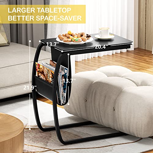 Snapklik.com : SRIWATANA Side End Tables Living Room, Vintage C-Shaped ...