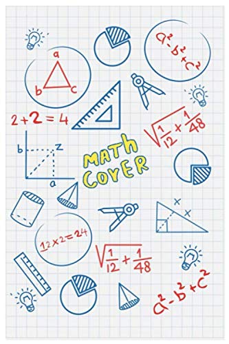Math cover: Notebook Squares: Lined Graph Paper Composition Notebook ...