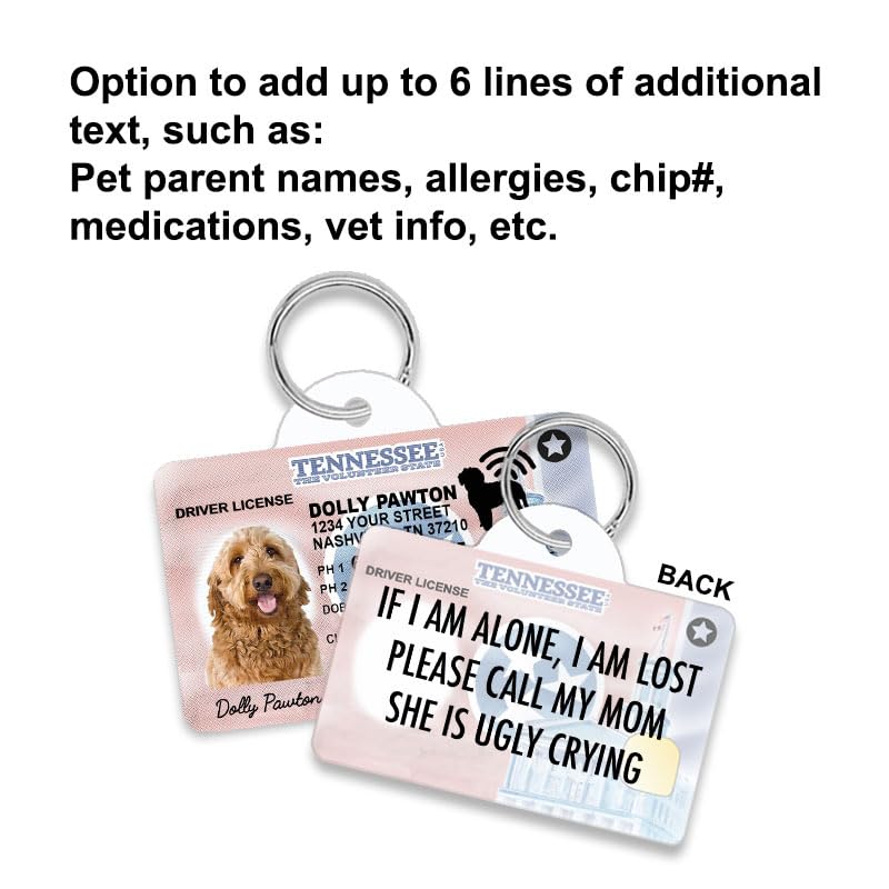 Tennessee Dog Tags Promotional Gift China Manufacturer Custom