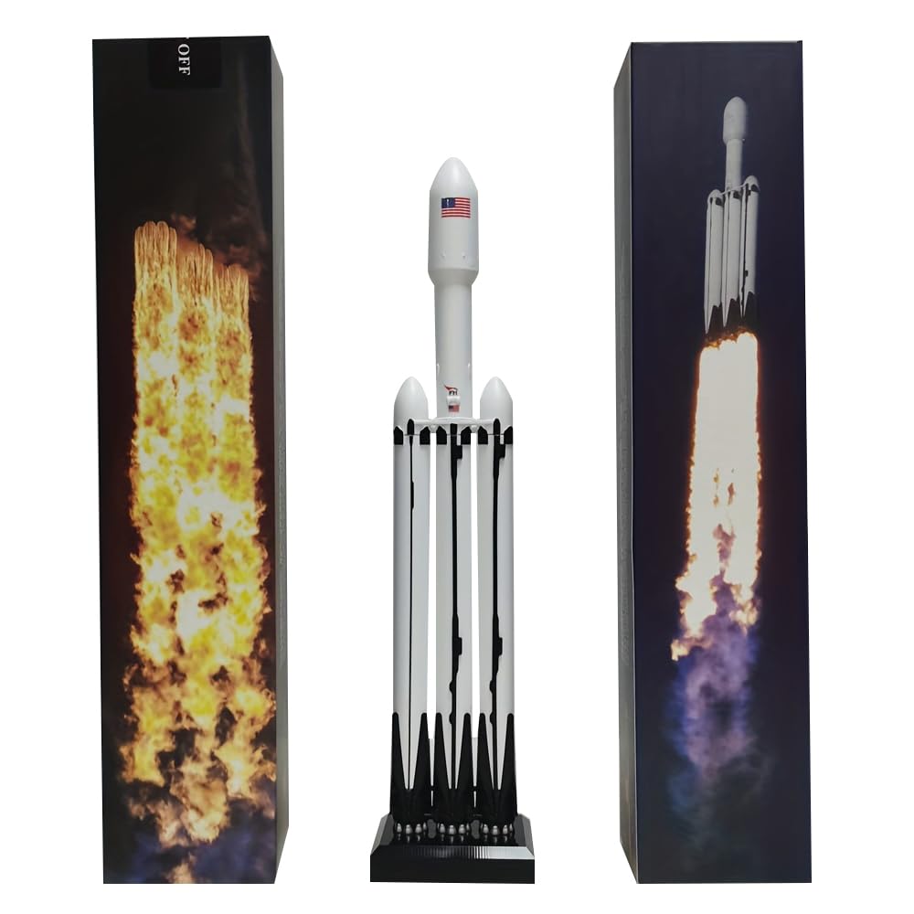 Amazon.com: SpaceX Falcon Heavy 1/233 Alloy Metal Diecast Collector's ...