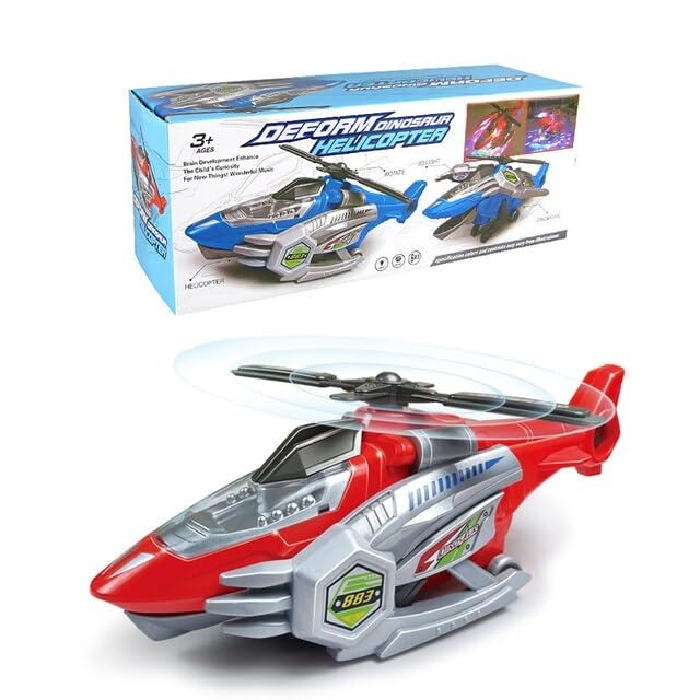 Buy FunBlast Helicopter Toy, Bump & Go Helicopter Toy for Kids, 360 ...
