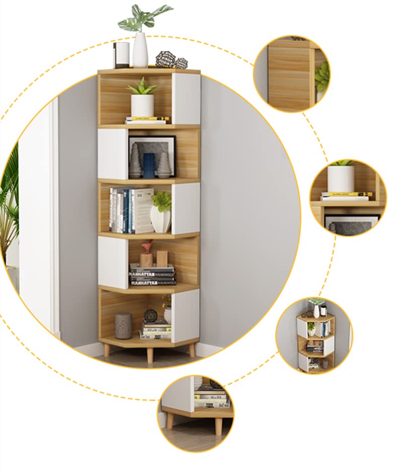 コーナーキャビネット三角形のコーナーシェルフコーナーラックカラーオープンラックディスプレイラック収納ラックマルチラック飾り棚ブックシェルフ本棚ルモダン Amazon｜コーナーキャビネット三角形のコーナーシェルフコーナーラック