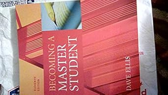Becoming a Master Student: Ellis, Dave: 9780618467709: Amazon.com: Books