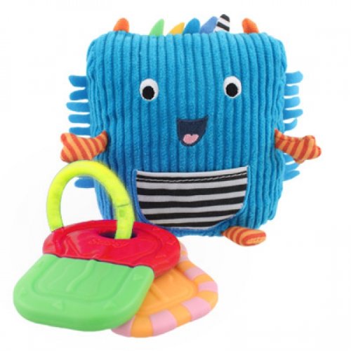 Amazon.com : Sassy Non-sters Ba-Bee Plush Plus Bonus Teething Keys ...