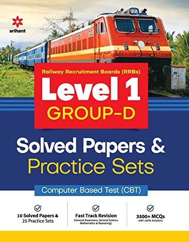 Amazon.in: Buy RRB Group D Level 1 Solved Papers and Practice Sets 2022 ...
