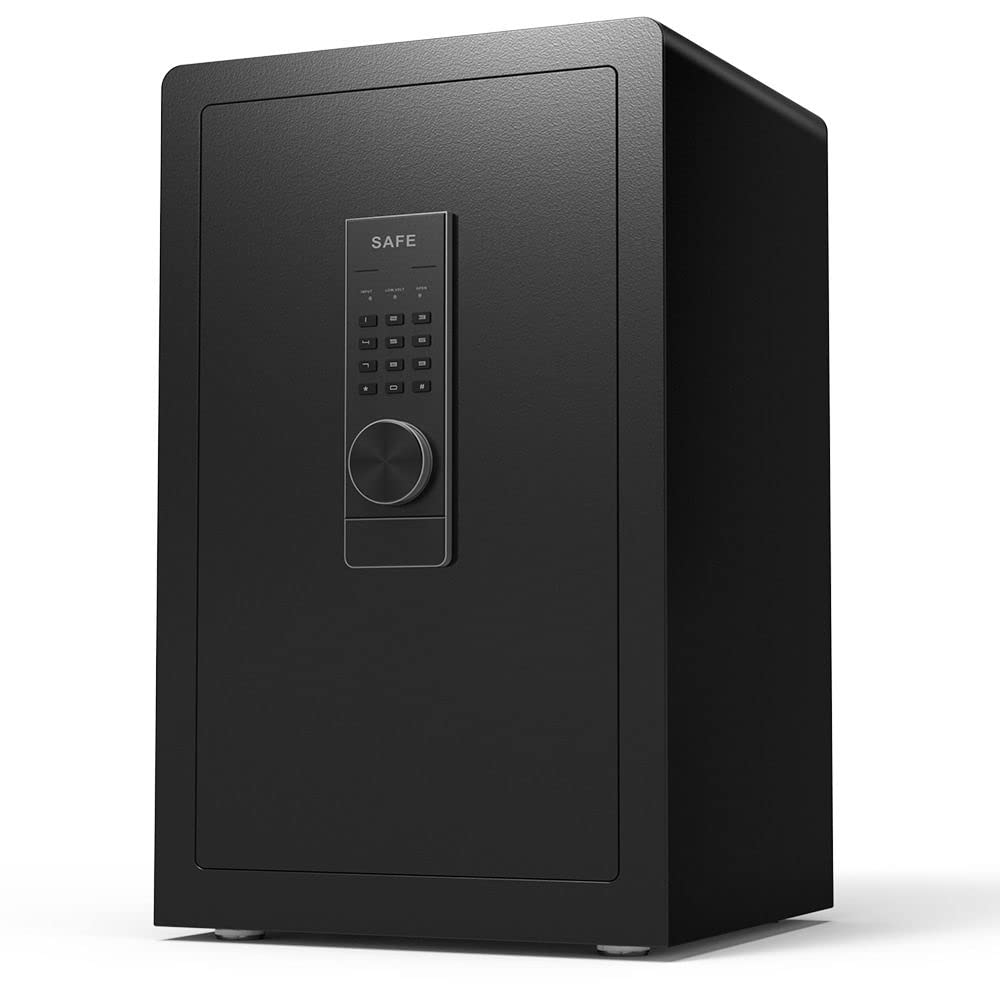 FRITHJILL 2.4 Cubic Feet Steel Safe Box, 26.77" Tall Lock Box Safe with ...