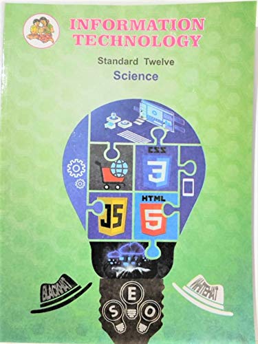 Text Book Information Technology - Science - Class 12 English Medium ...