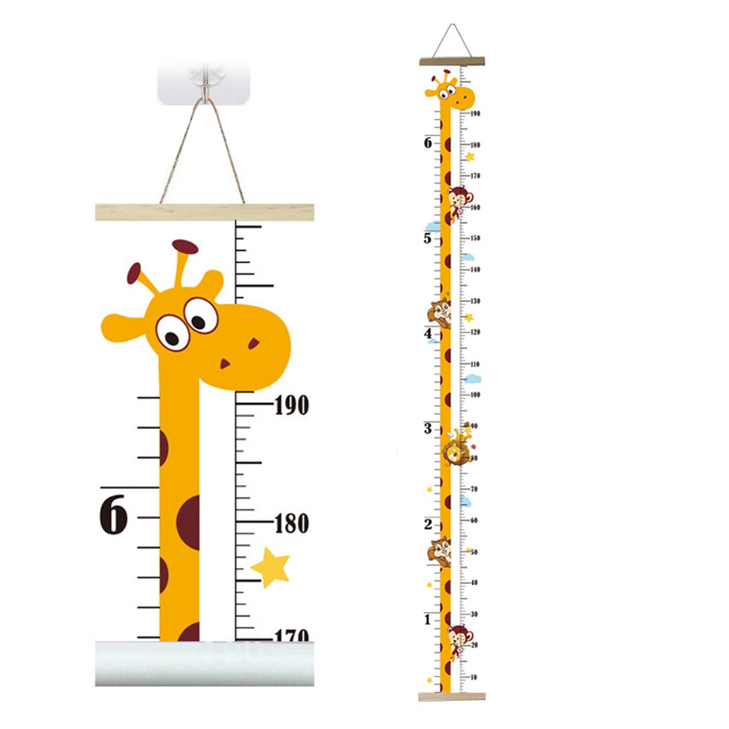 Tabla de Crecimiento para Niños, Tabla de Altura con Ganchos, para ...