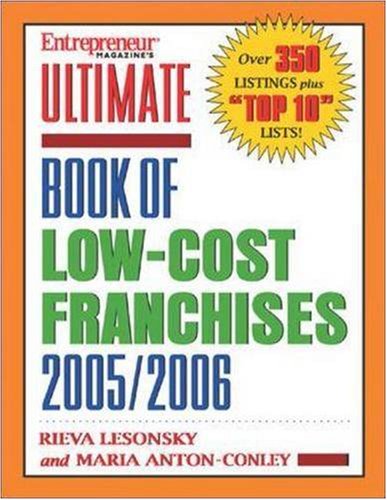 Ultimate Book of Low-Cost Franchises 2005: Lesonsky, Rieva ...