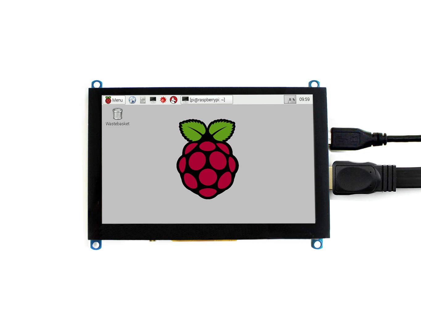 Buy Waveshare 5 inch Display for Raspberry Pi 4 Capacitive Touchscreen ...