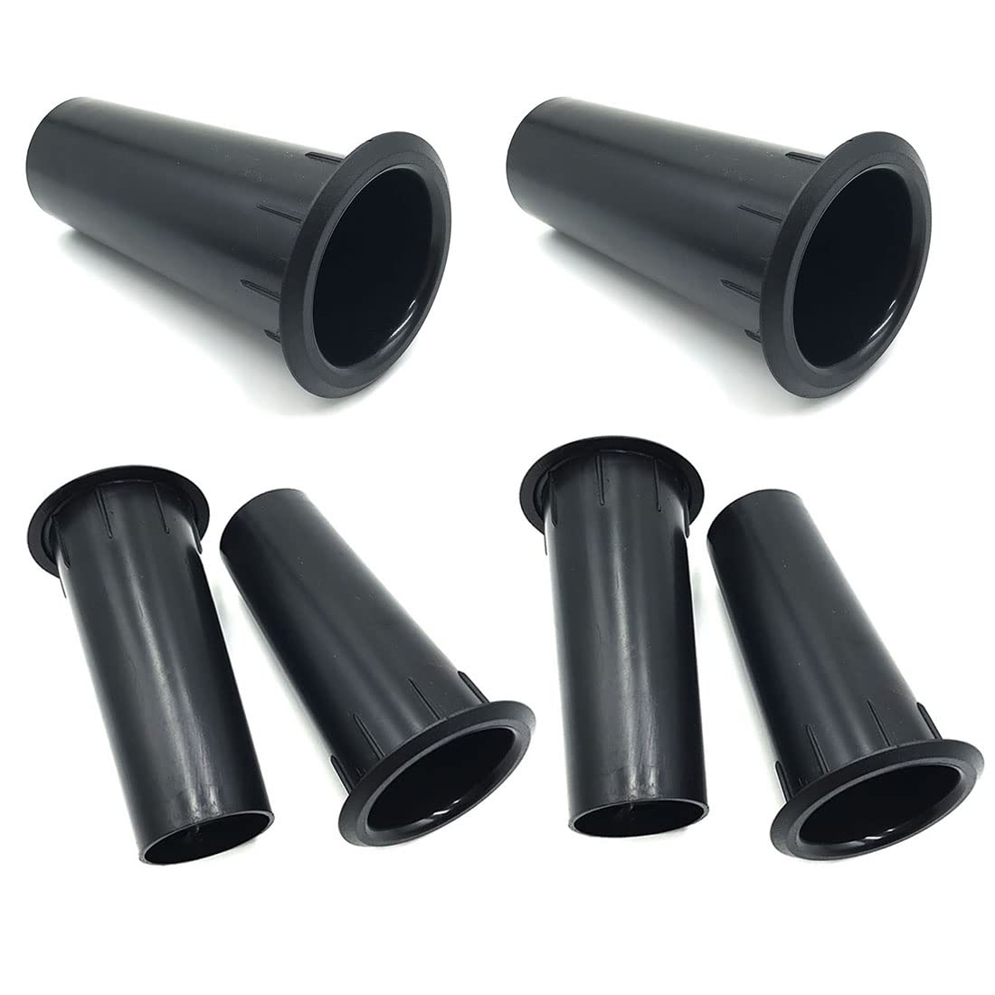 TONGNENGLIU 6 Pack Speaker Port Tubes Black ABS Speaker Ports 2-Inch ...