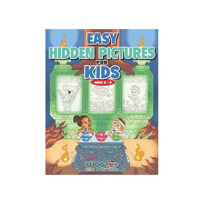 Buy Easy Hidden Pictures for Kids Ages 3-5: A First Preschool Puzzle ...