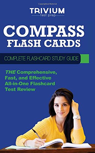 COMPASS Flash Cards: Complete Flash Card Study Guide: Trivium Test Prep ...