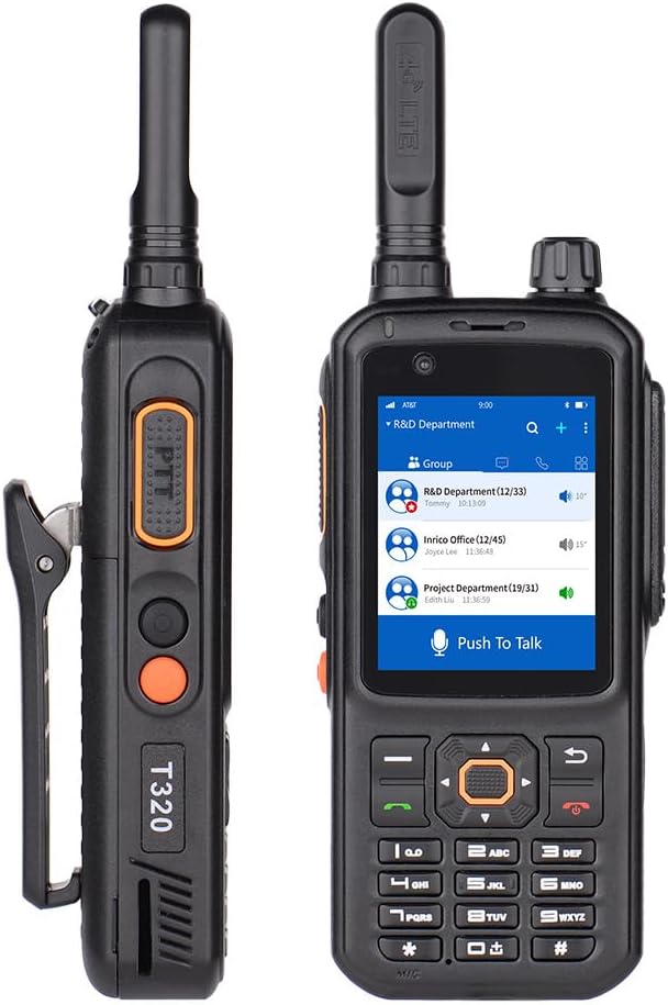 Inrico T320 4G Internet Mobile Radio WiFi Bluetooth Radio Unlocked GSM ...