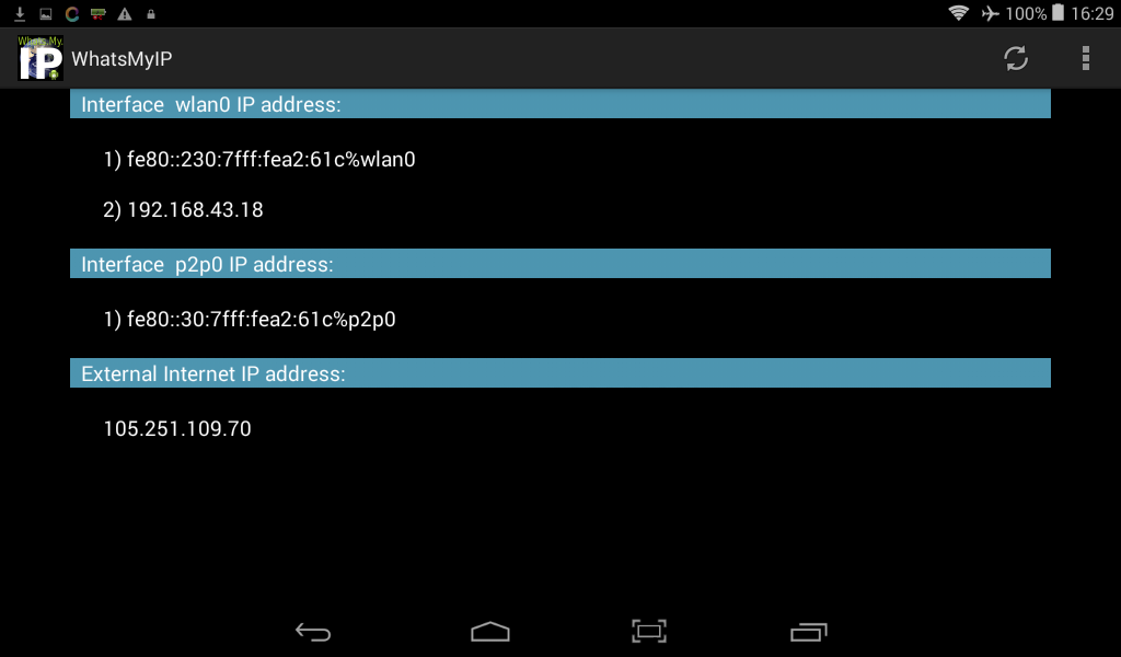 What Is my IP for Android - App on Amazon Appstore