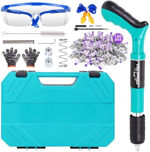 Amazon.com: Concrete Nail Shooter, Manual Nail Gun, Quiet Air Nailer ...