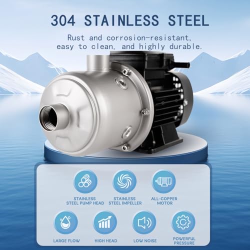 TiHpumpz Auto Water Pressure Booster Pump for Home. Multi-stage ...