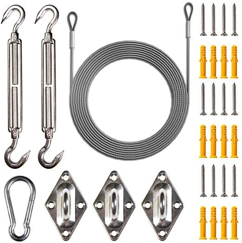 Amazon.com: ColourTree Hardware Kit Set for Rectangle/Square Sun Shade ...