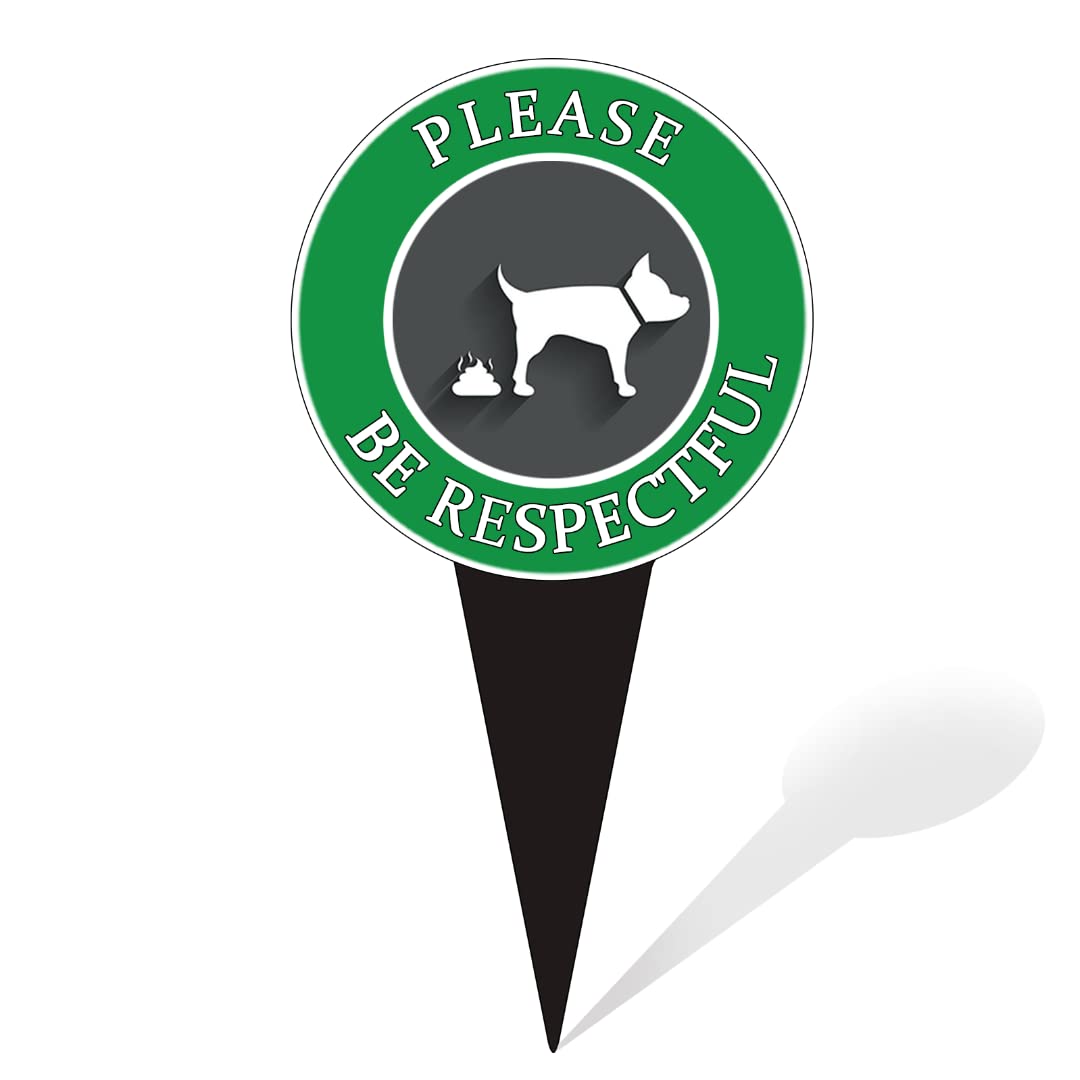 Snapklik.com : Be Respectful Dog Sign - No Dogs On Lawn Sign - No Dog ...