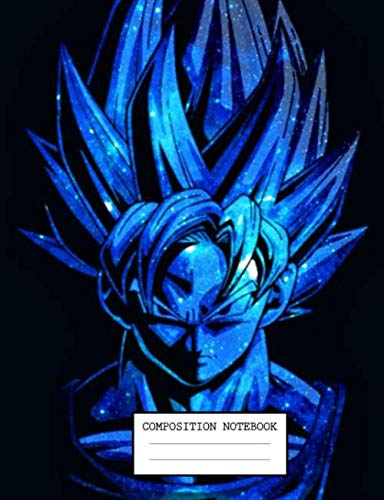 Composition Notebook: Dragonball Z Goku Soft Glossy Cover College Ruled ...