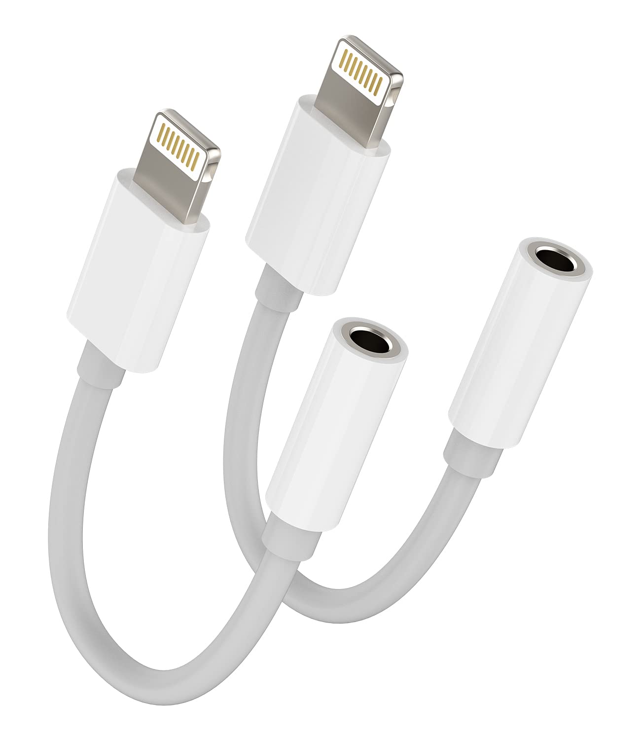 Iphone AUX Adapter for Headphone Dongle Lightning to 3.5mm Jack ...