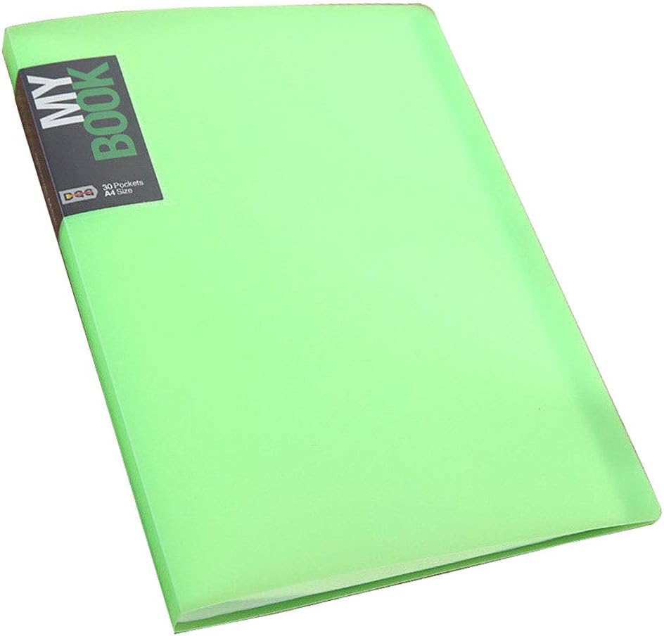 Amazon.com : Clear File Folders 30-Pocket A4 Sheet Presentation Book 60 ...