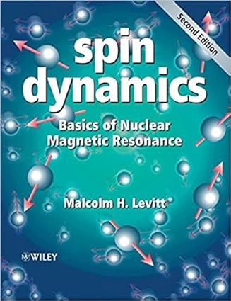 Spin Dynamics Basics Of Nuclear Magnetic Resonance: Malcom H. Levitt ...