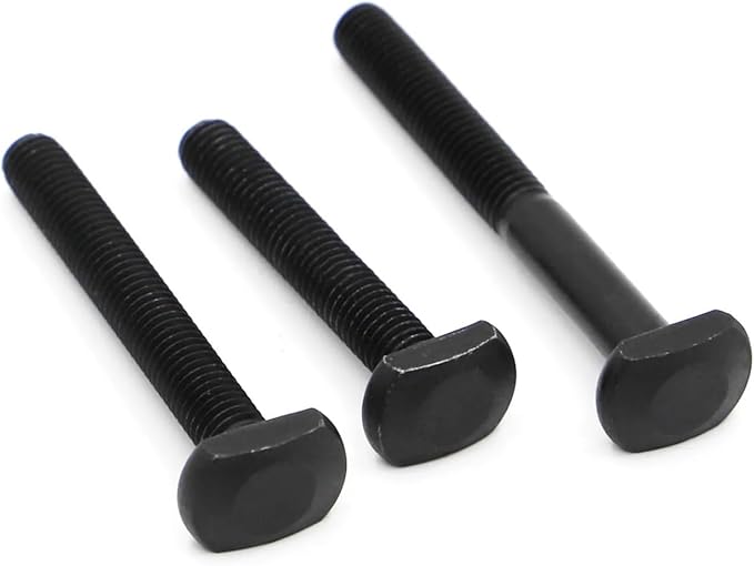 PBDEIOEOE Square head bolt Greenhouse bolts, M6 M8 M10 M12 GB37 Carbon Steel T Shape Punch ...