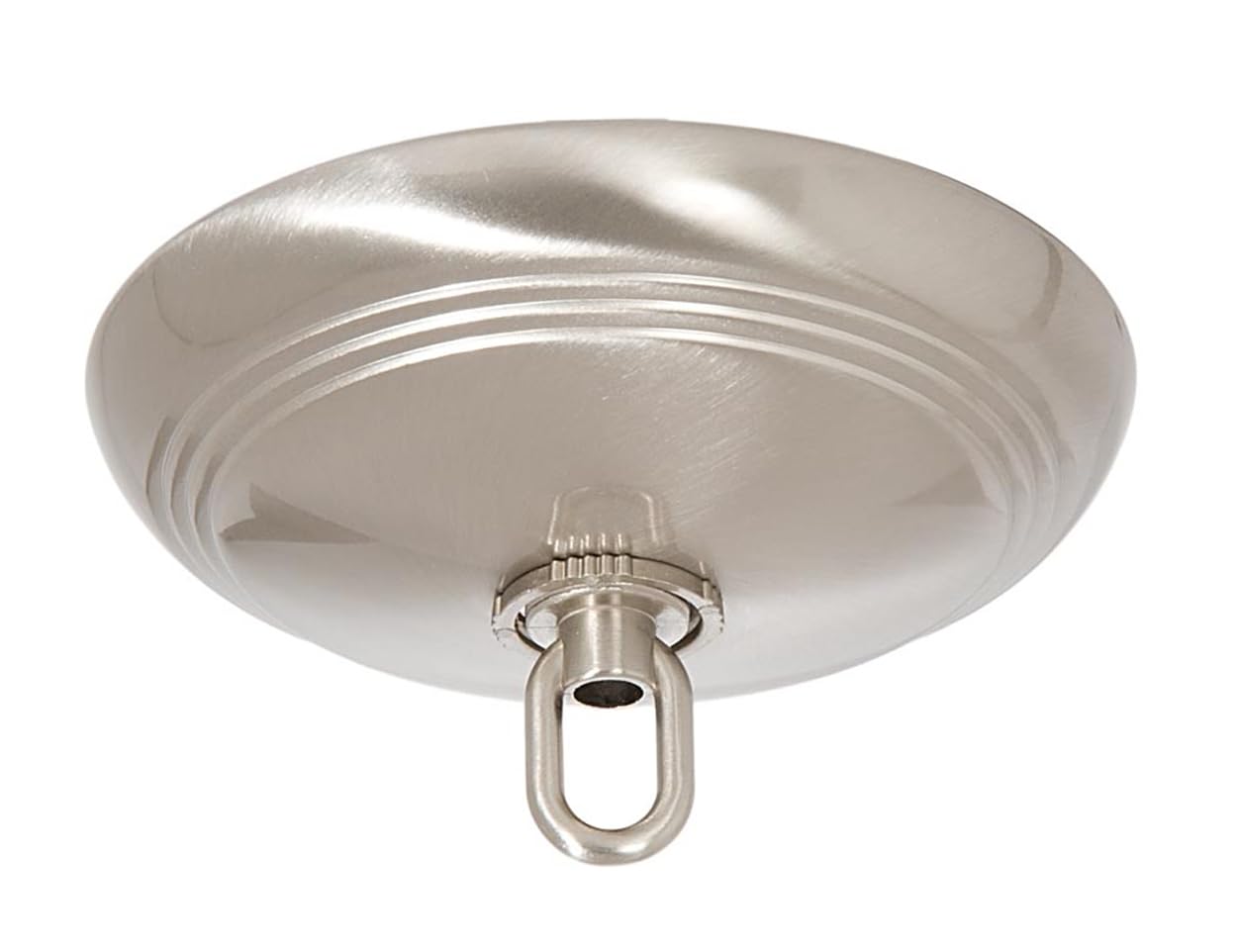 Amazon.com: B&P Lamp® Satin Nickel Screw Collar Ribbed Canopy Kits ...