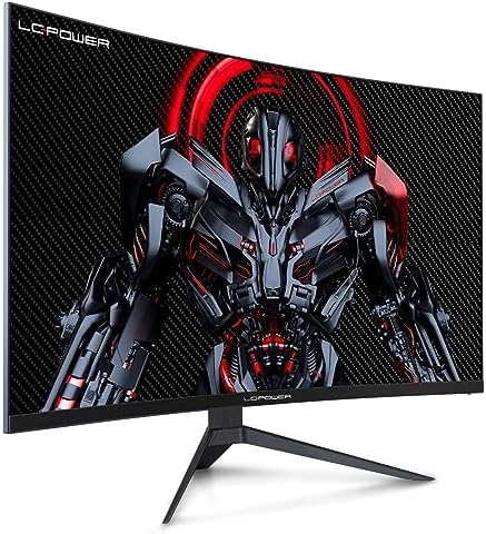 LC-POWER 27 Zoll Curved Gaming Monitor, 2K QHD 2560 x 1440P, 165Hz, VA ...