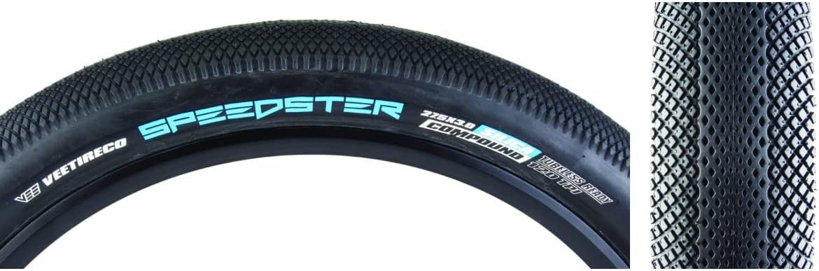 Amazon.com : TIRES VEE SPEEDSTER 27.5x3.0 BK/BK FOLD/120/SC : Sports ...