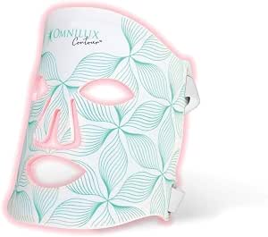 Omnilux Contour Face. Flexible LED Light Therapy Mask. Professional ...