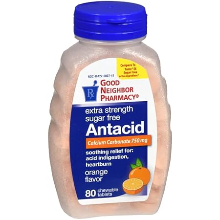 Amazon.com: Good Neighbor Pharmacy GNP Extra Strength Antacid, Orange ...