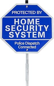 Amazon.com : Protected By Home Security System Signs UV Protected ...