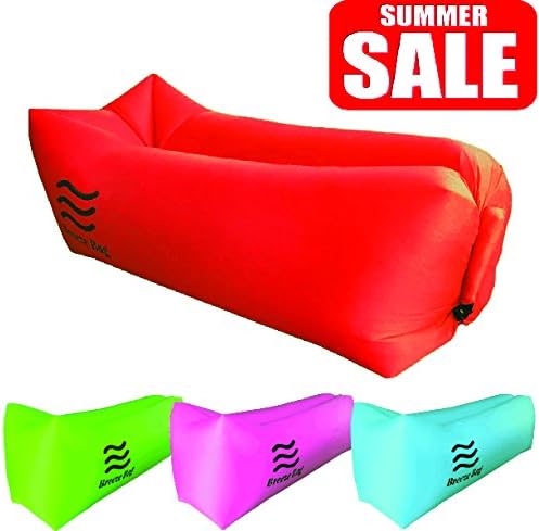 Amazon.com : Breeze Bag Inflatable Lounger with Stake and Carry Bag ...