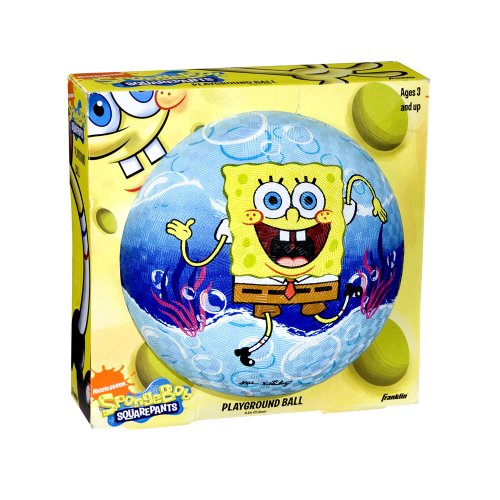 SpongeBob SquarePants Rubber Playground Ball, 8.5 inches(Colors and ...