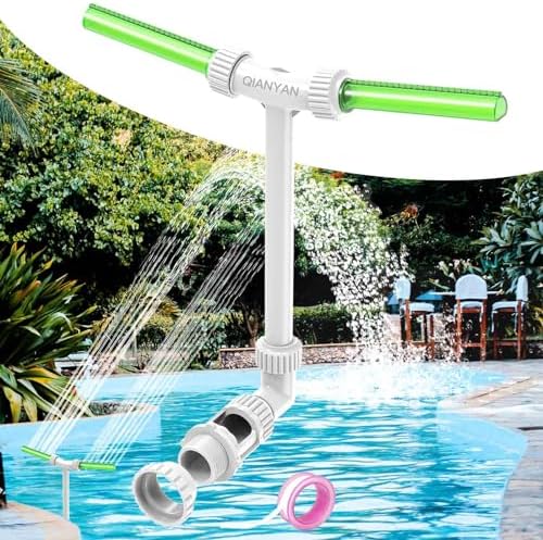 Amazon.com: Dual Spray Water Fountains, Pool Fountains for Inground ...