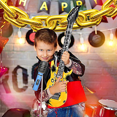 17-Piece Inflatable Rockstar Toy Set, Inflatable Musical Instruments ...