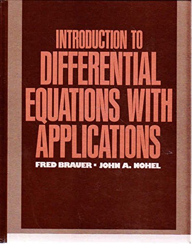Amazon.com: Introduction to Differential Equations With Applications ...