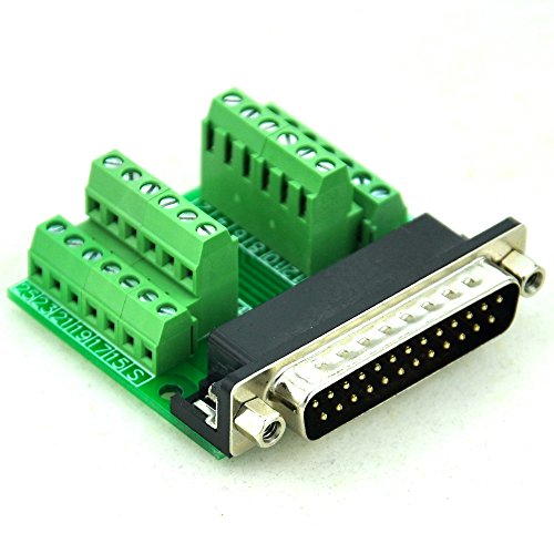 Buy CZH-LABS Slim Right Angle D'sub Header Breakout Board, Terminal ...