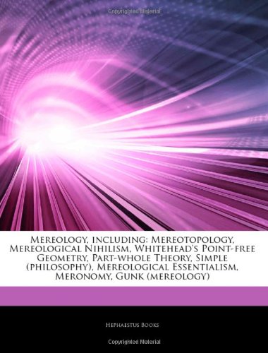Amazon | Articles on Mereology, Including: Mereotopology, Mereological ...