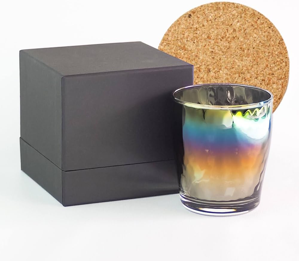 Amazon | PROGRESS Rex ロックグラス チタンミラー カットデザイン 日本製 ギフト 父の日 プレゼント ウィスキー ワイン お酒がまろやかに クロス付 (Rex ...