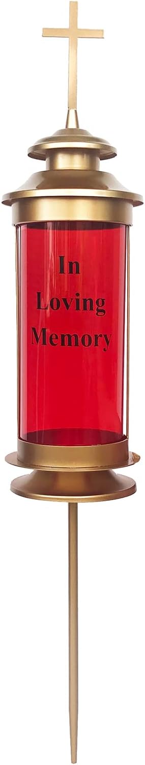 Amazon.com: Beautiful Candle Lamp Memorial Lantern Eternal Lights for ...