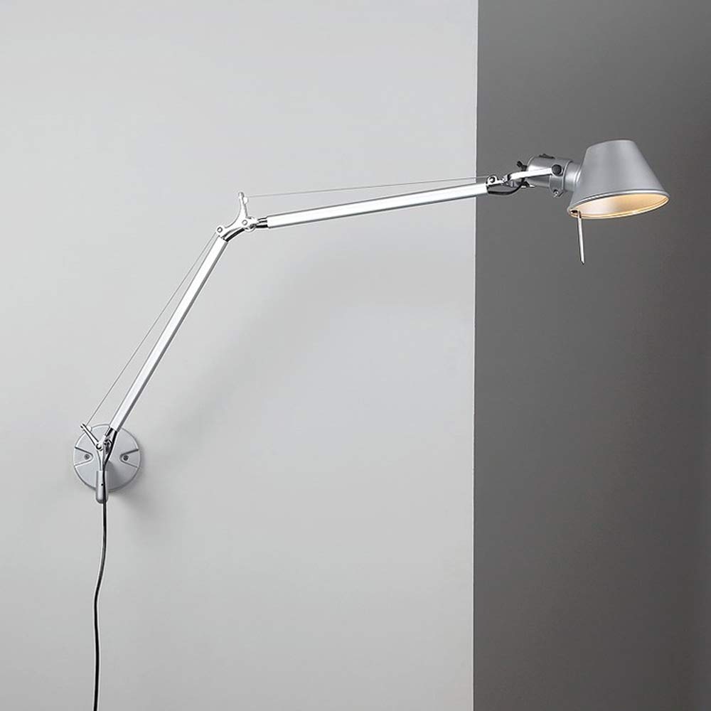 Wall Mount Articulated Work Light Plug In Wall Light Adjustable Single