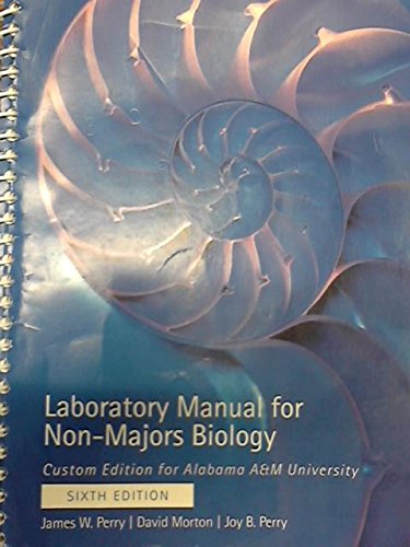 Laboratory Manual for Non-Majors Biology: unknown author: 9781285898346 ...