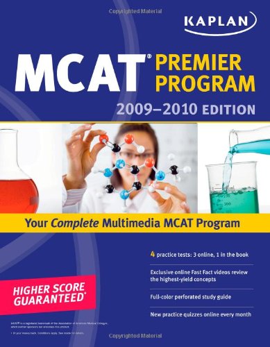Kaplan MCAT 2009-2010 Premier Program: 9781419552724: Medicine & Health Science Books @ Amazon.com