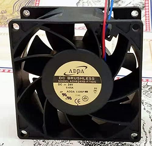 Amazon.com: AD0824XB-F79DS ADDA 80mm Cooling Fan 24V 0.65A Inverter ...