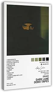 Amazon.com: metegate Drake Poster Dark Lane Demo Tapes Poster Album ...